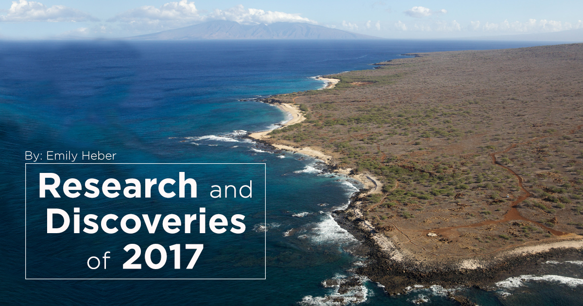 Island Conservation Conservation Research and Discoveries of 2017 ...